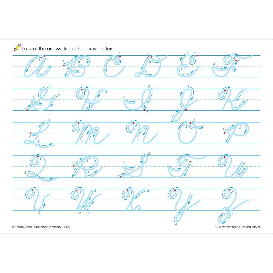 School Zone Handwriting Cursive Writing & Drawing – Workingdeals