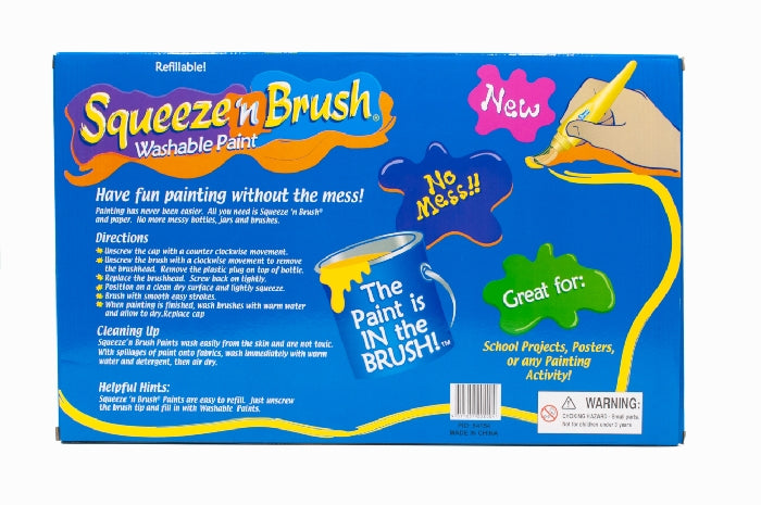 Squeeze N Brush Washable Paint Set – Workingdeals